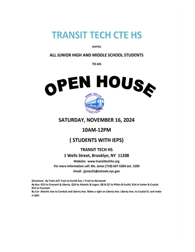 Transit Tech Open House – Transit Tech